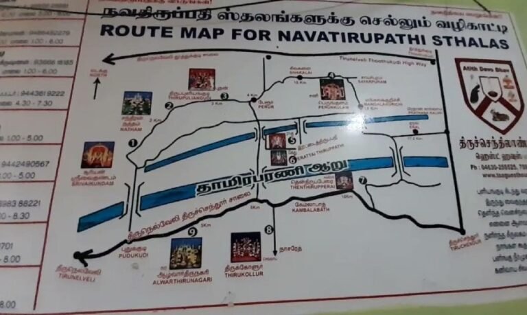 Nava Tirupathi Temples | 9 Divya Desam Shrines on Tamirabarani River ...